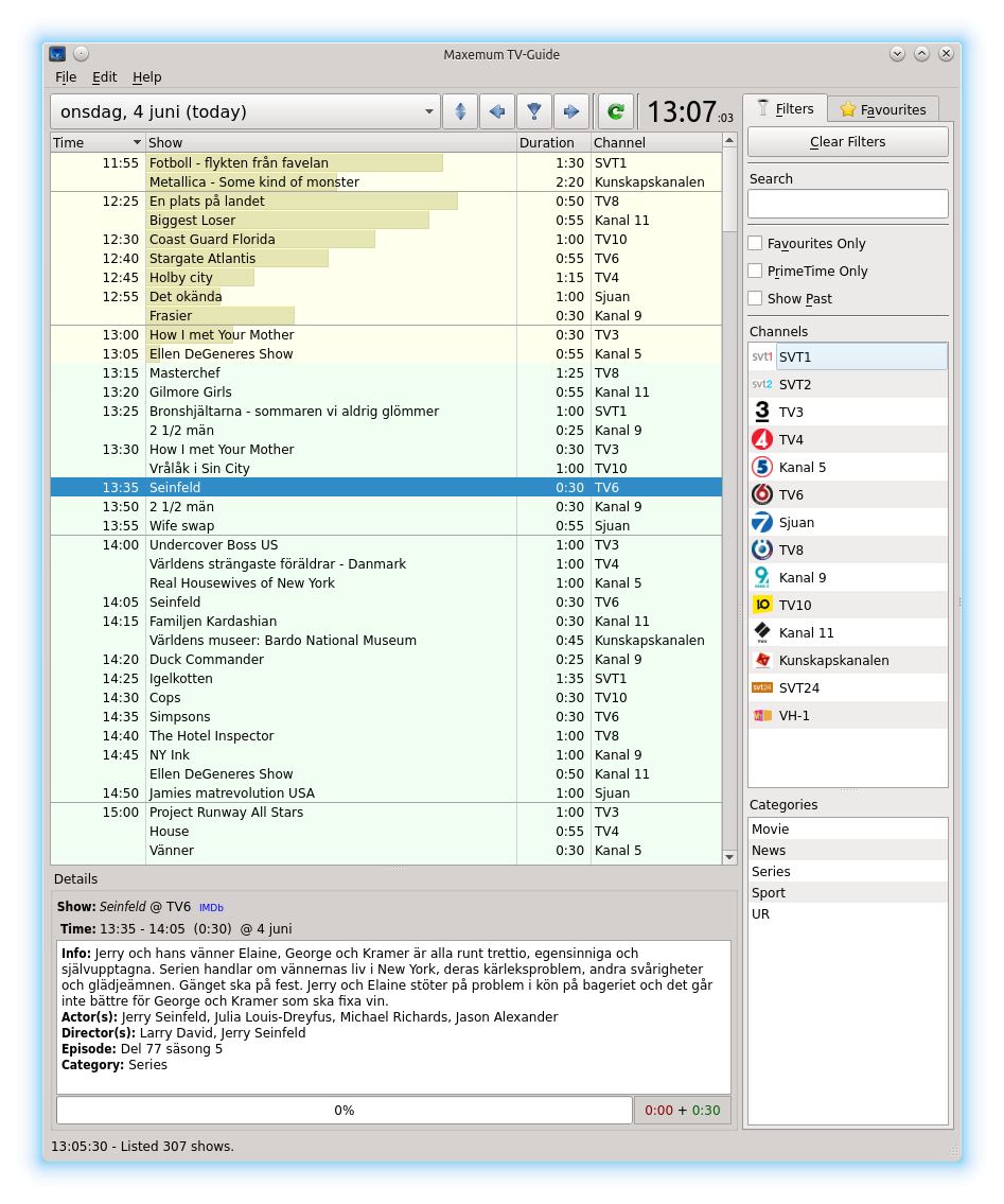 Maxemum TV Guide | Ugolnik's blog