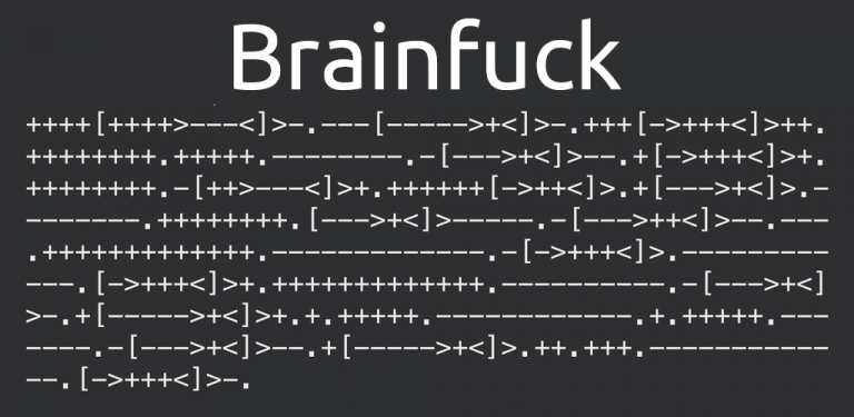 Brainfuck – Ugolnik's blog